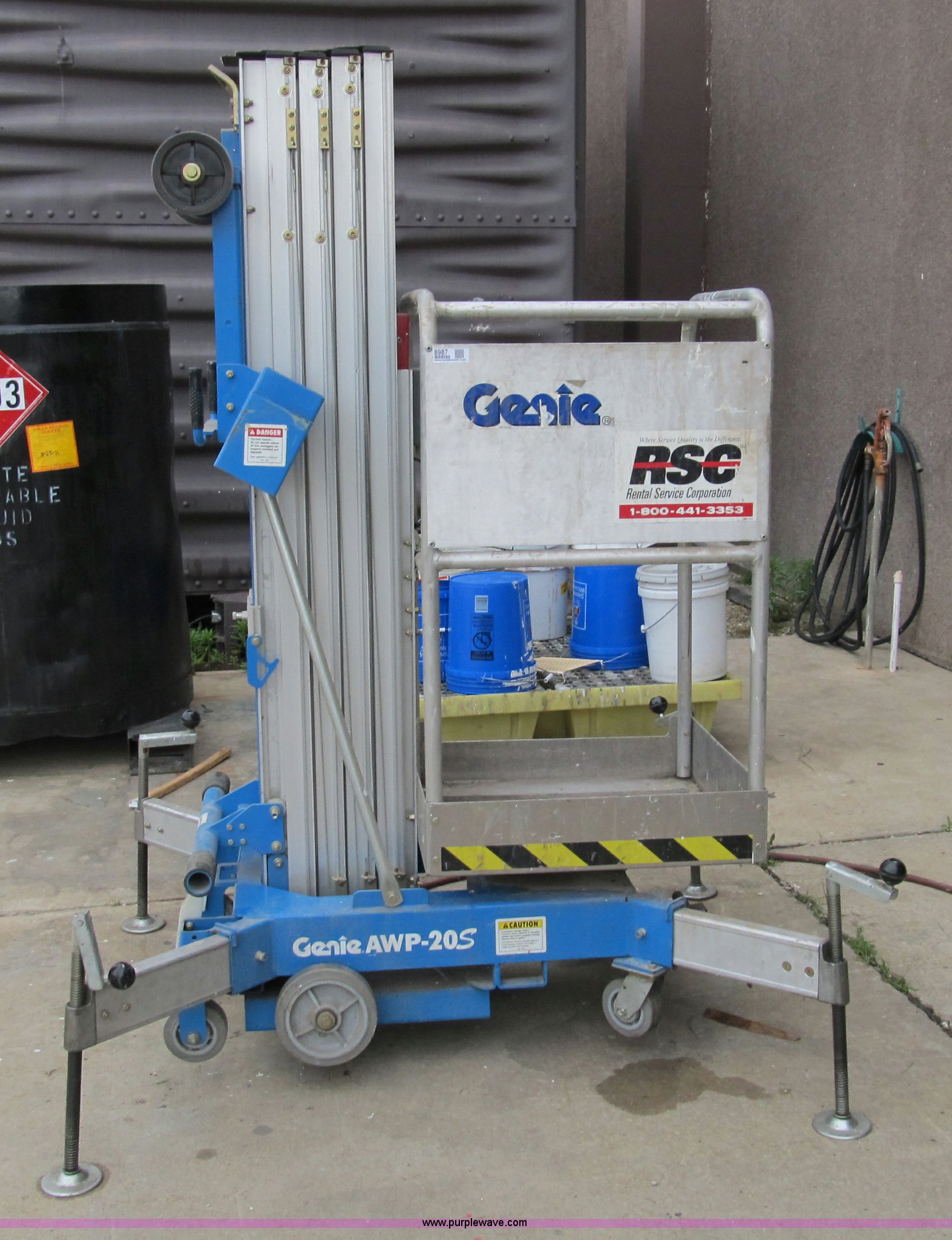 1999 Genie AWP-20S 20' aerial work platform in Topeka, KS | Item 8987 ...