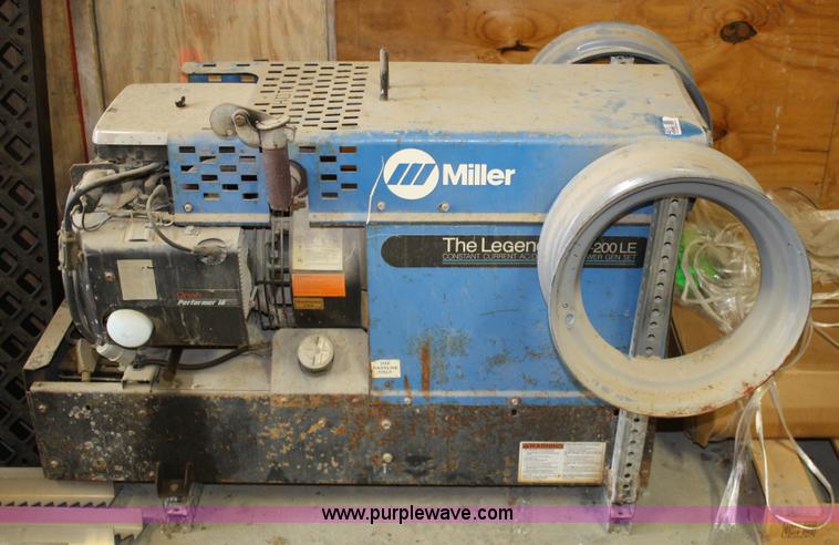 Miller Legend AEAD-200LE gen set in Paola, KS | Item 4675 sold | Purple ...