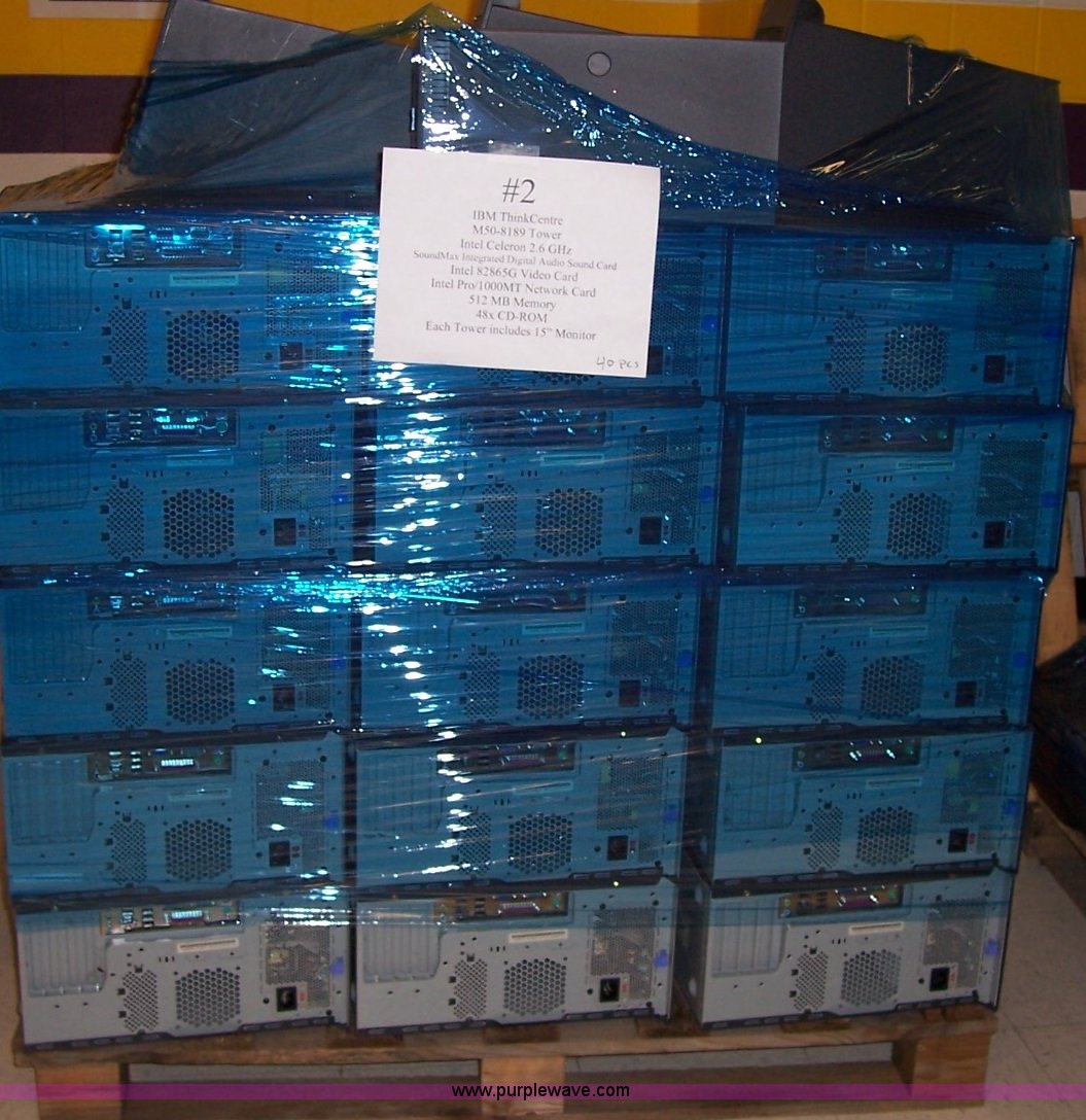 (40) IBM computer towers in Spring Hill, KS | Item 4478 sold | Purple Wave