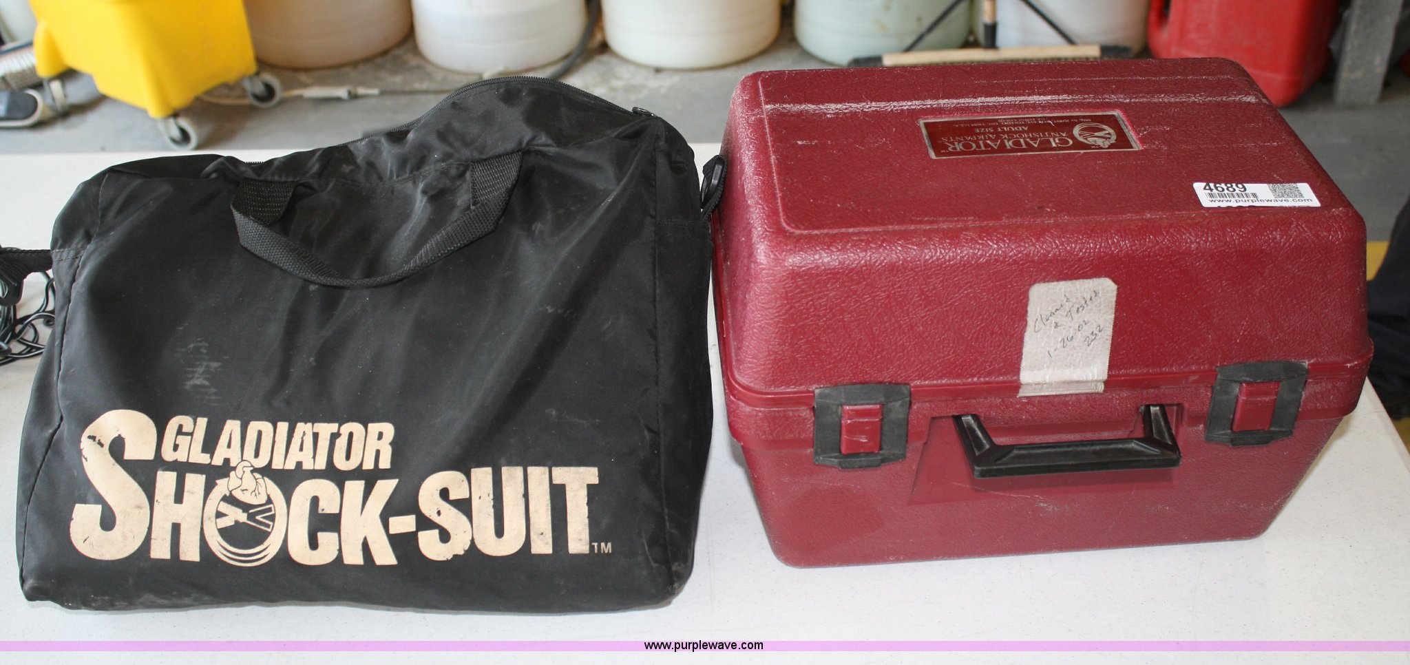 (2) Gladiator anti-shock pants in Paola, KS | Item 4689 sold | Purple Wave