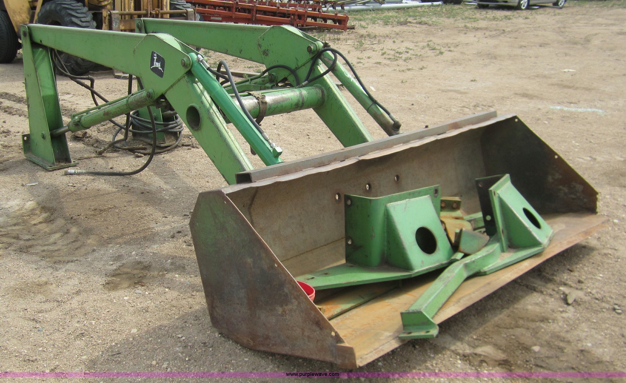 John Deere 158 loader in Sublette, KS | Item 3412 sold | Purple Wave