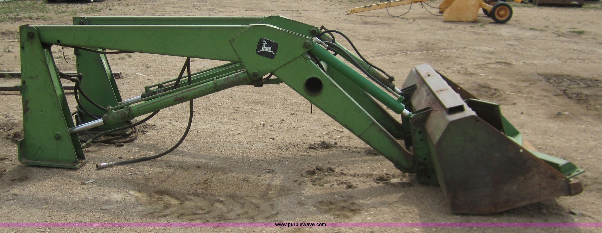 John Deere 158 loader in Sublette, KS | Item 3412 sold | Purple Wave