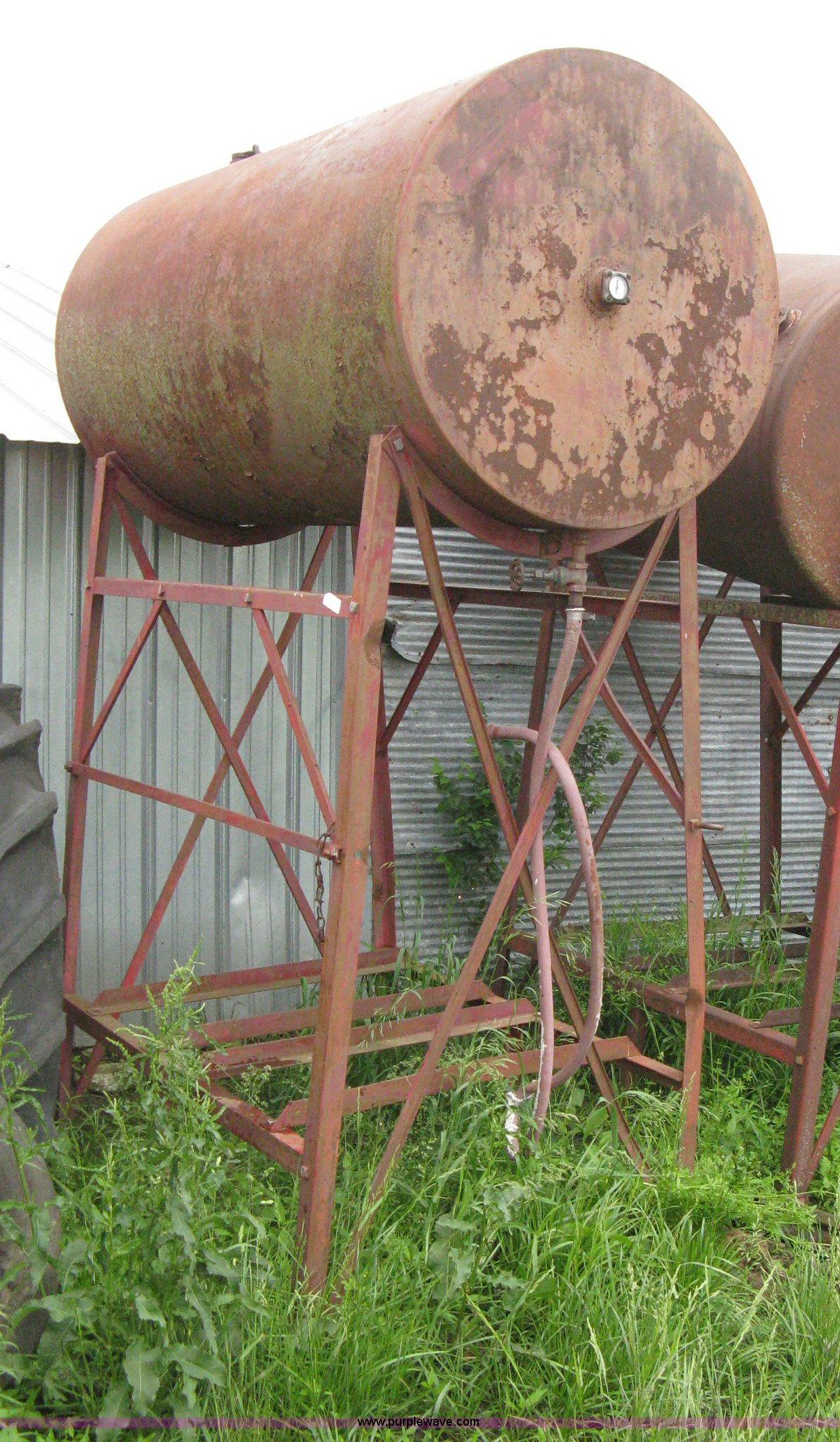 300 gallon fuel tower on stand in Cambridge, KS | Item 8107 sold ...