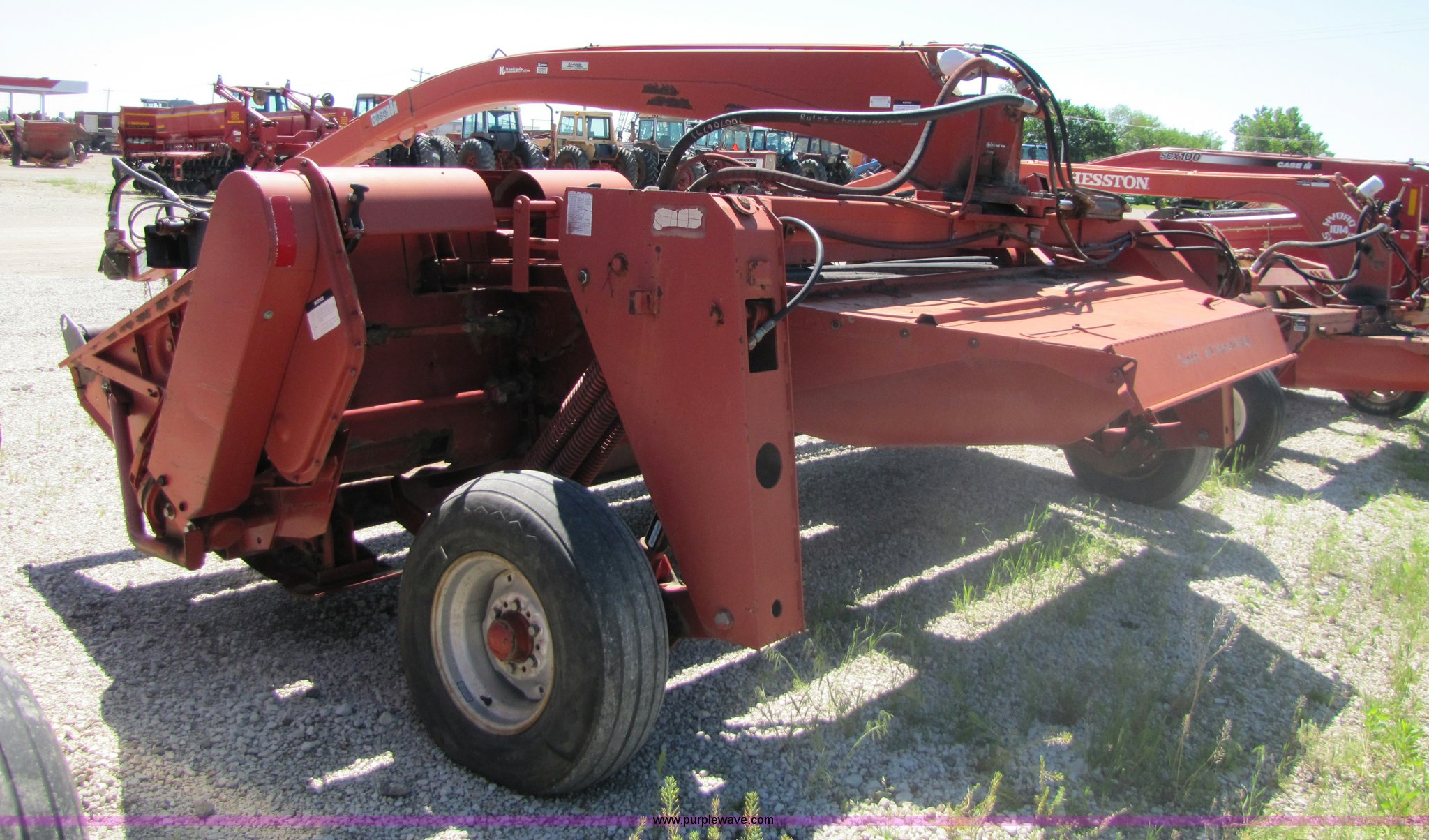 Case 8370 14' hydra-swing swather in Wamego, KS | Item 8482 sold ...
