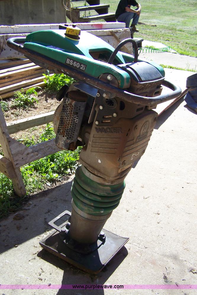 Wacker BS60-2i soil packer/vibratory rammer in Falun, KS | Item 7438 ...