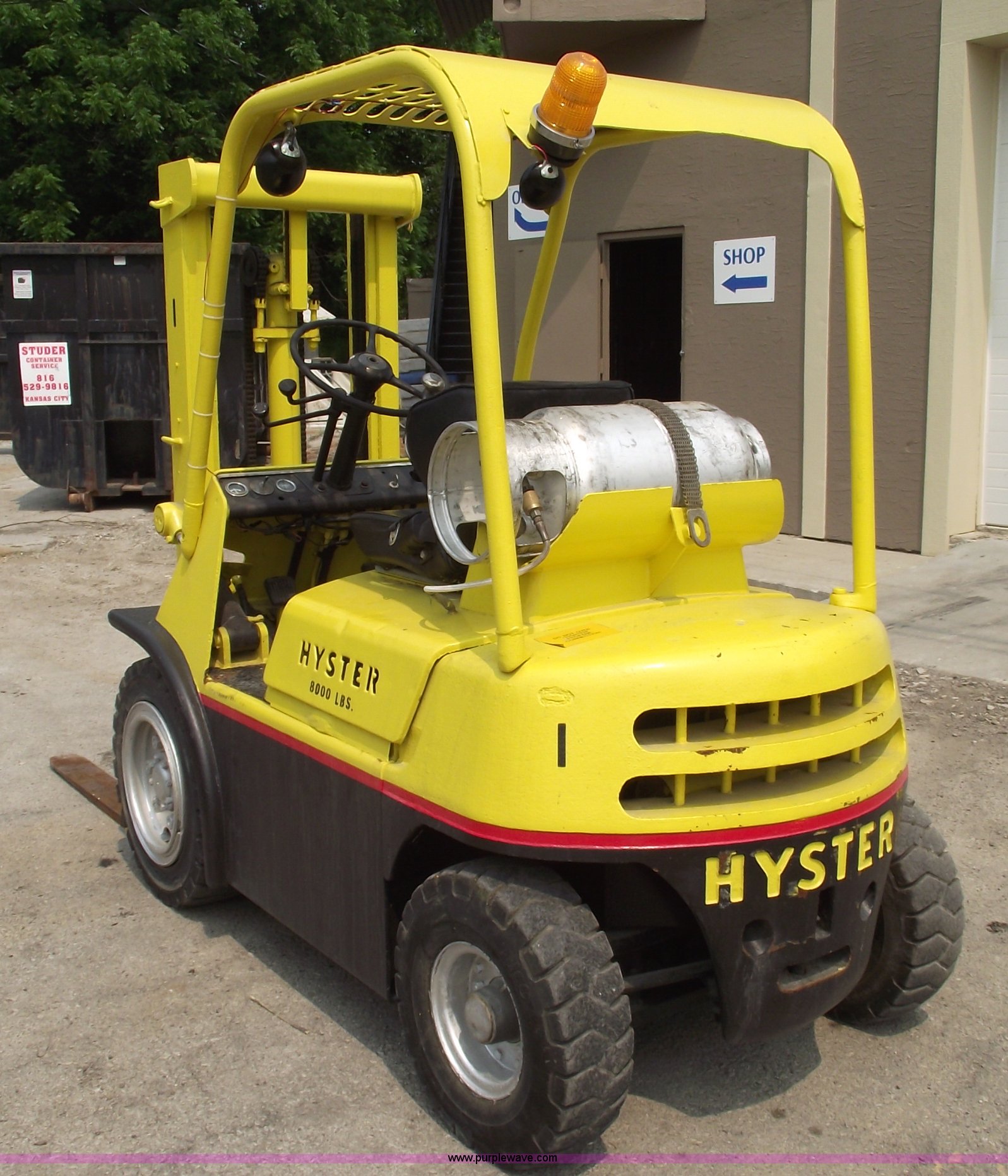 Hyster H50F forklift in Kansas City, MO | Item 5405 sold | Purple Wave