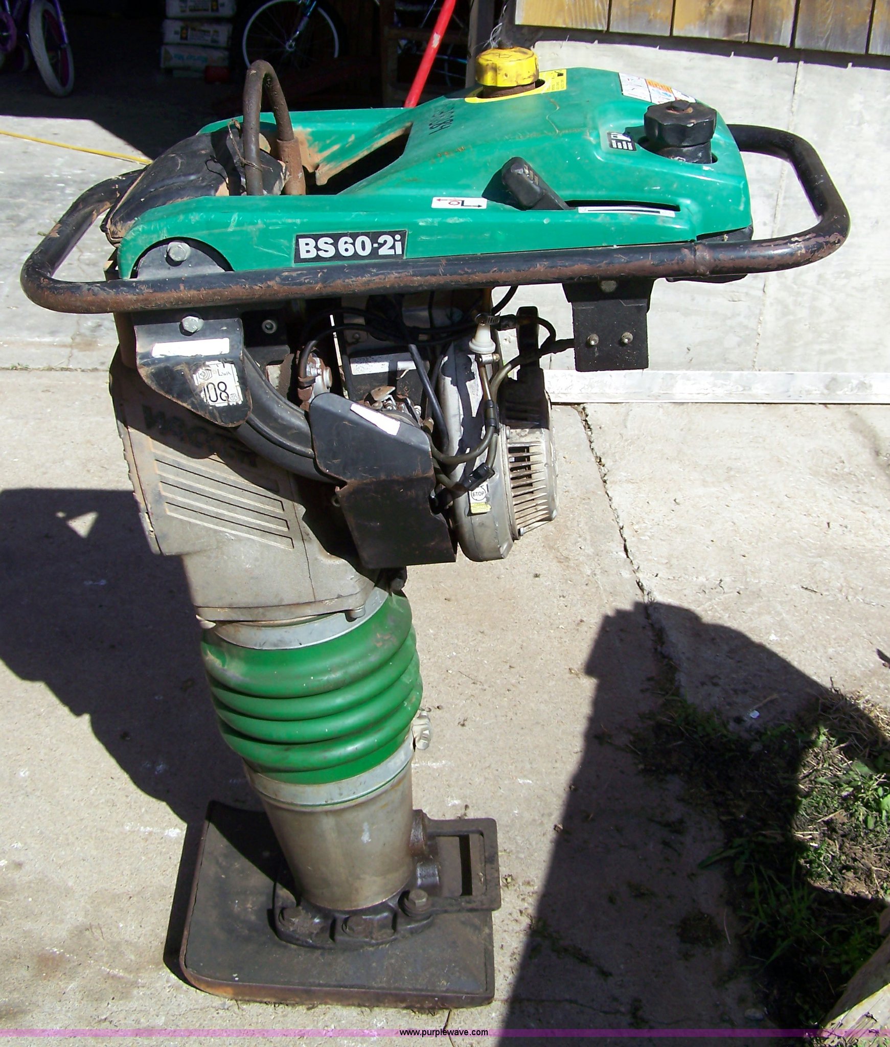 Wacker BS60-2i soil packer/vibratory rammer in Falun, KS | Item 7438 ...