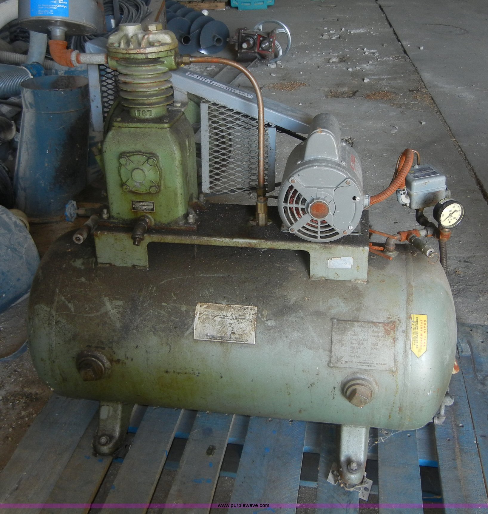 1963 Johnson 400J air compressor in Chapman, KS | Item A9223 sold ...