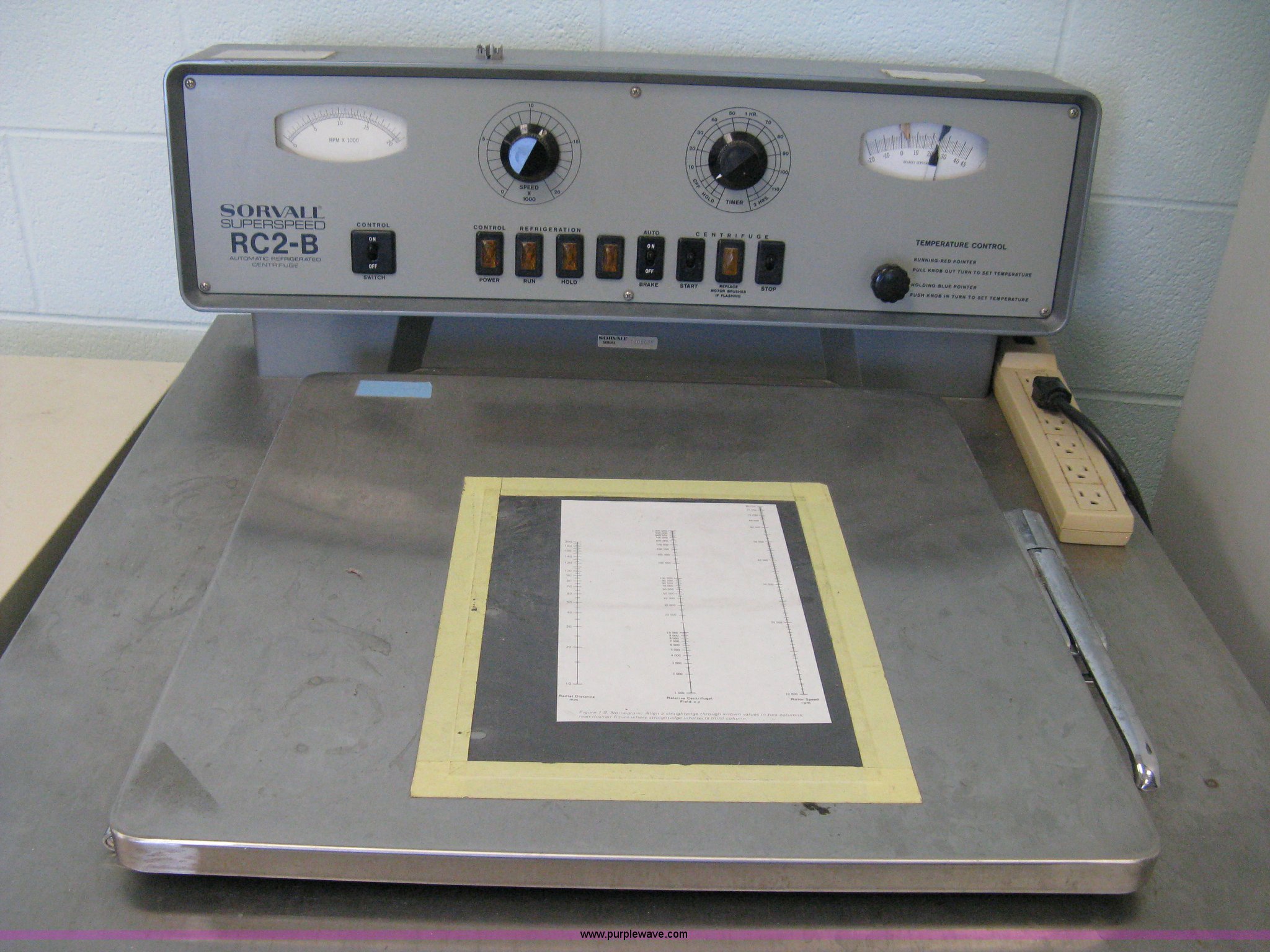 Sorvall Super Speed RC2-B automatic refrigerated centrifuge in Wichita ...