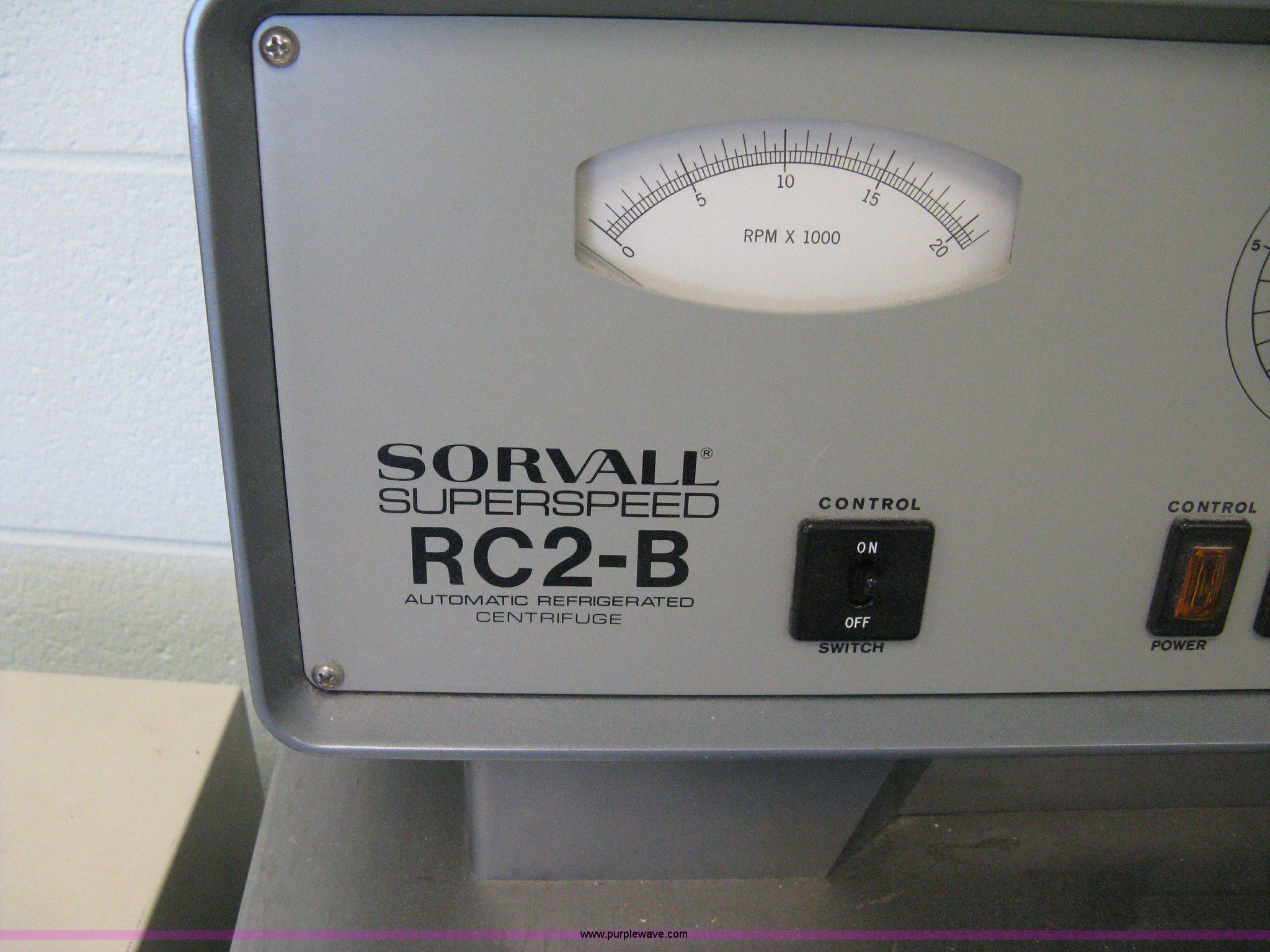 Sorvall Super Speed RC2-B automatic refrigerated centrifuge in Wichita ...