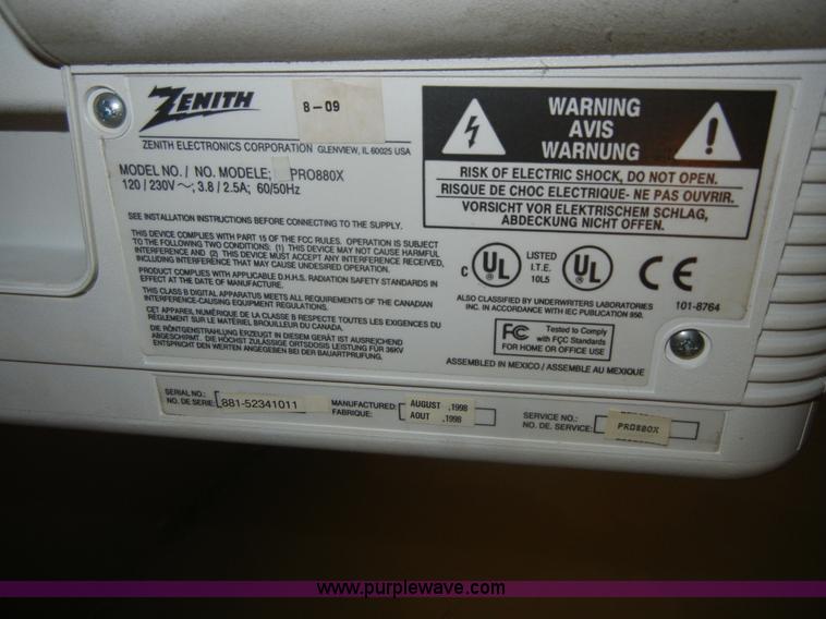 (3) Zenith PRO 880X projectors in Fort Riley, KS | Item A9276 sold ...