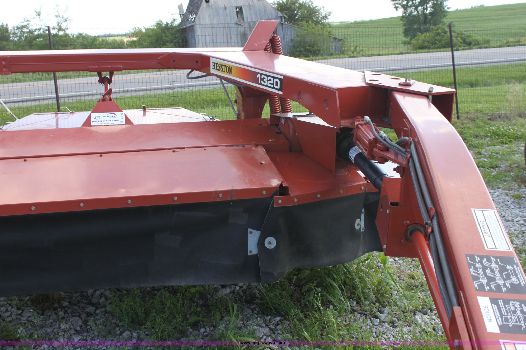 2002 Hesston 1320 rotary disk swather in Maryville, MO | Item A3720 ...