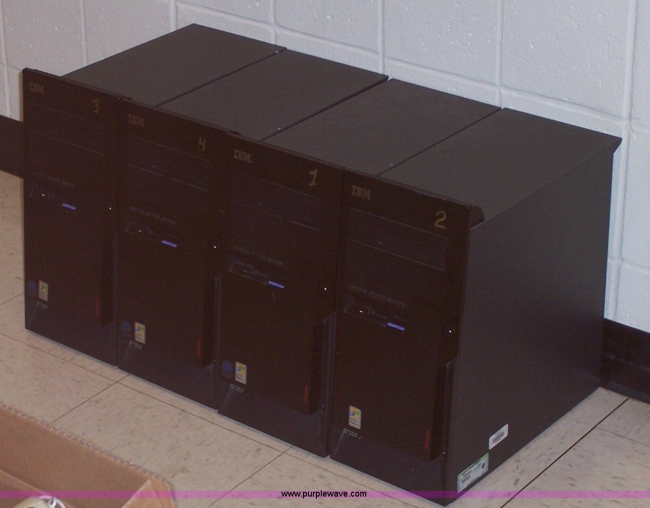 (5) IBM computer towers in Spring Hill, KS | Item 4477 sold | Purple Wave