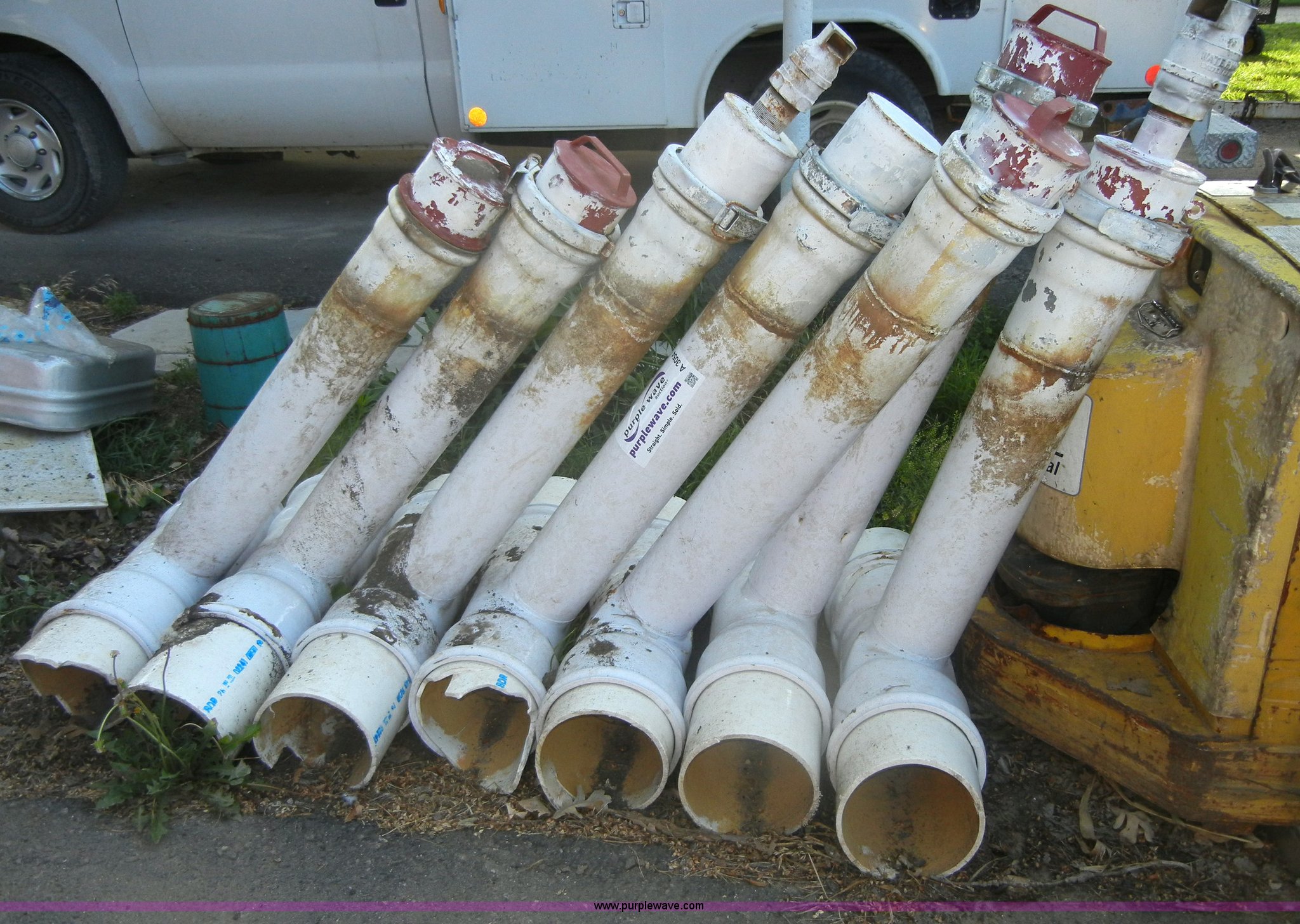 (7) Pierce IPS irrigation risers and 8" elbow in St Marys, KS | Item ...