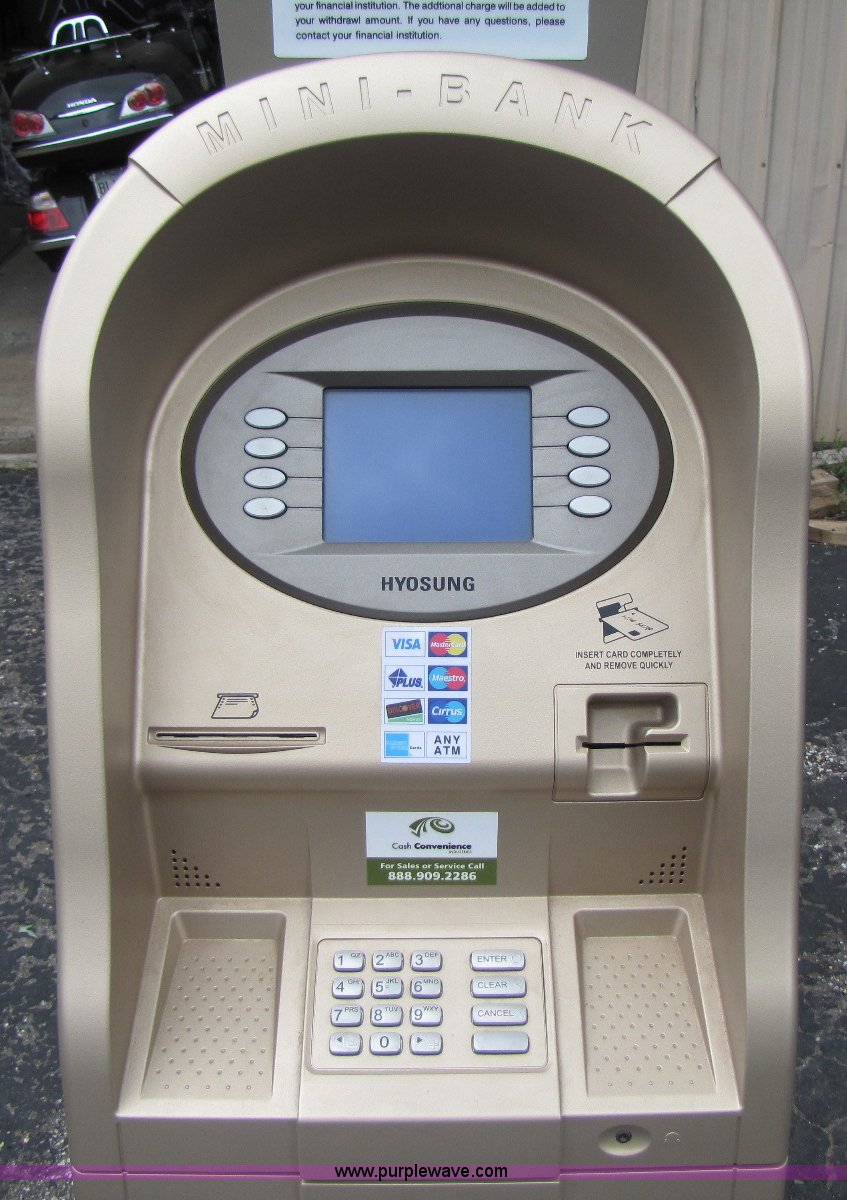 Hyosung ATM machine in Mountain Grove, MO | Item A9647 sold | Purple Wave