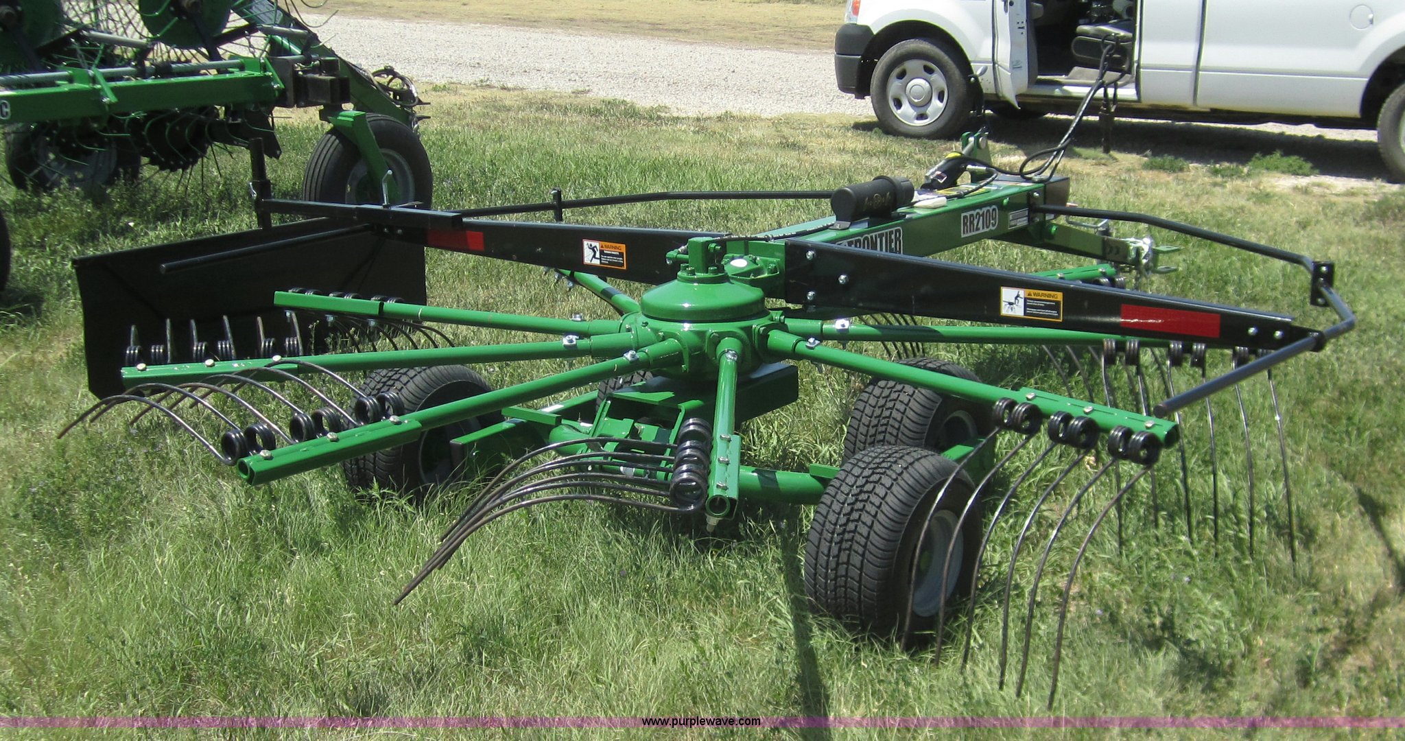 2010 Frontier RR2109 rotary rake in Hays, KS | Item A3755 sold | Purple ...