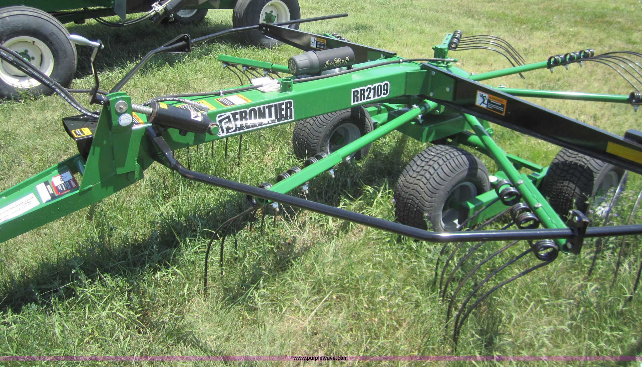 2010 Frontier RR2109 rotary rake in Hays, KS | Item A3755 sold | Purple ...