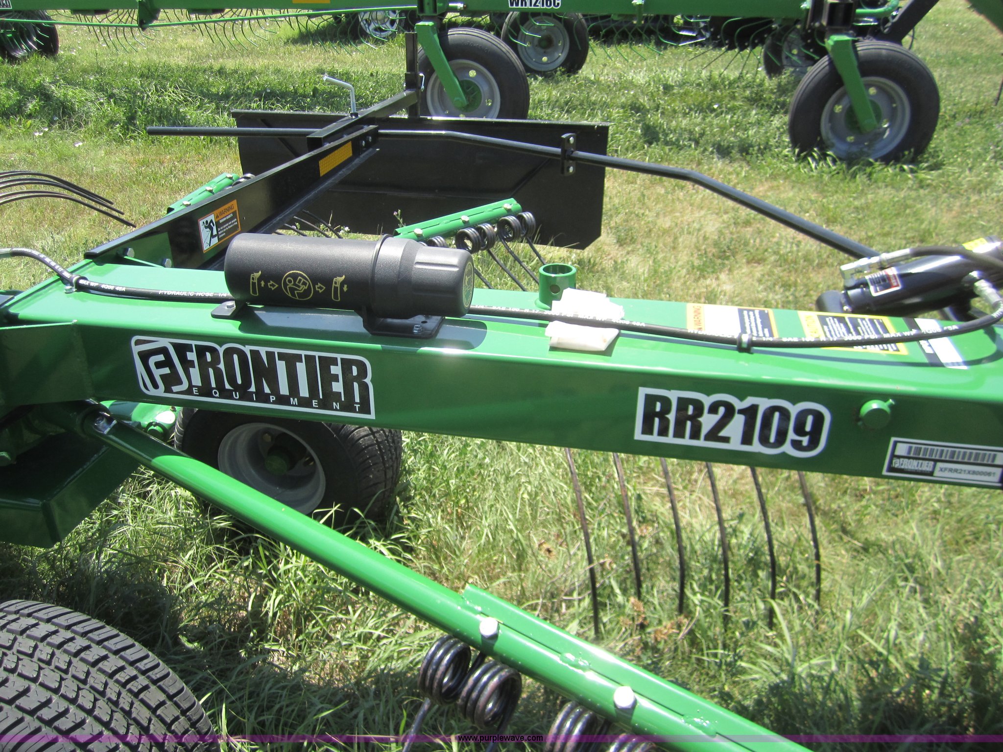 2010 Frontier RR2109 rotary rake in Hays, KS | Item A3755 sold | Purple ...