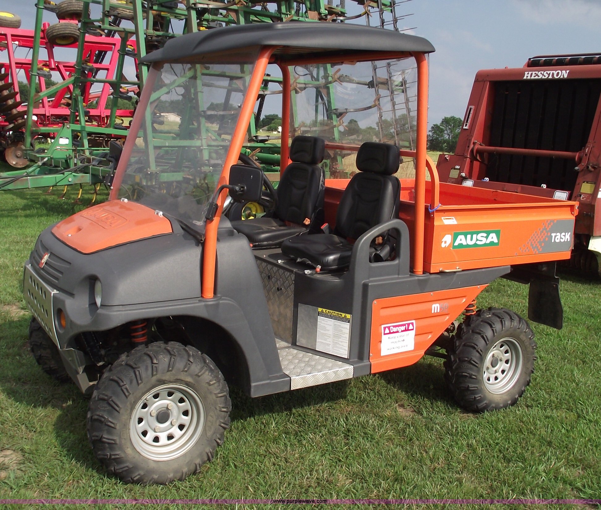 2004 Ausa M50 utility vehicle in Clinton, MO | Item A4178 sold | Purple ...