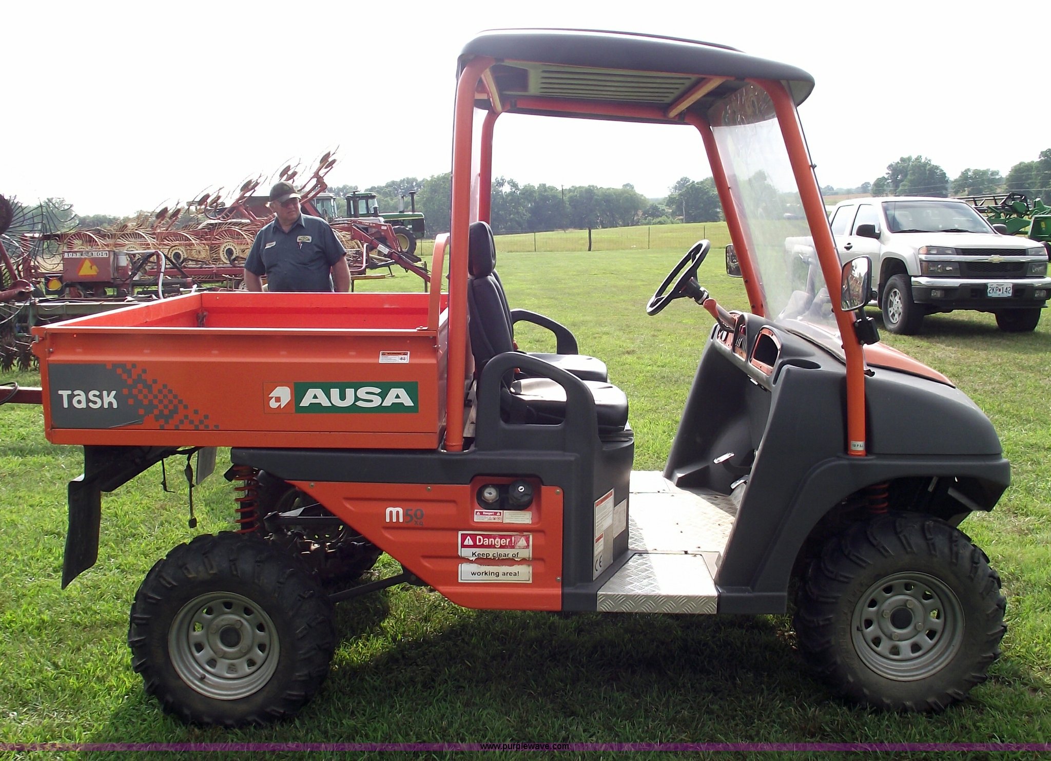 2004 Ausa M50 utility vehicle in Clinton, MO | Item A4178 sold | Purple ...