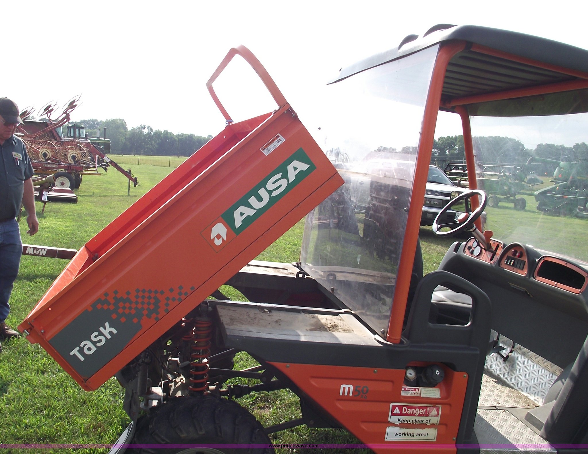 2004 Ausa M50 utility vehicle in Clinton, MO | Item A4178 sold | Purple ...