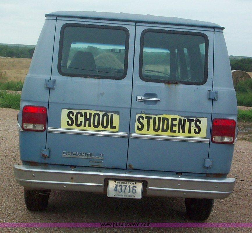1989 Chevrolet G30 Sport van in Oxford, NE | Item A1143 sold | Purple Wave