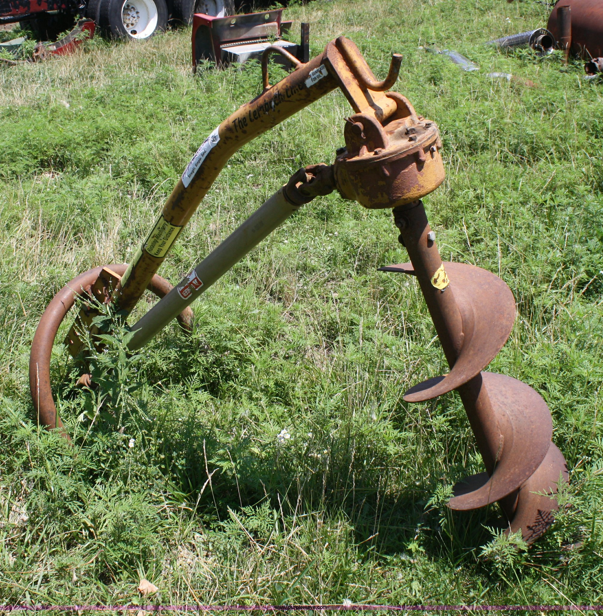 Leinbach three point post hole digger in Tonganoxie, KS | Item A2128 ...