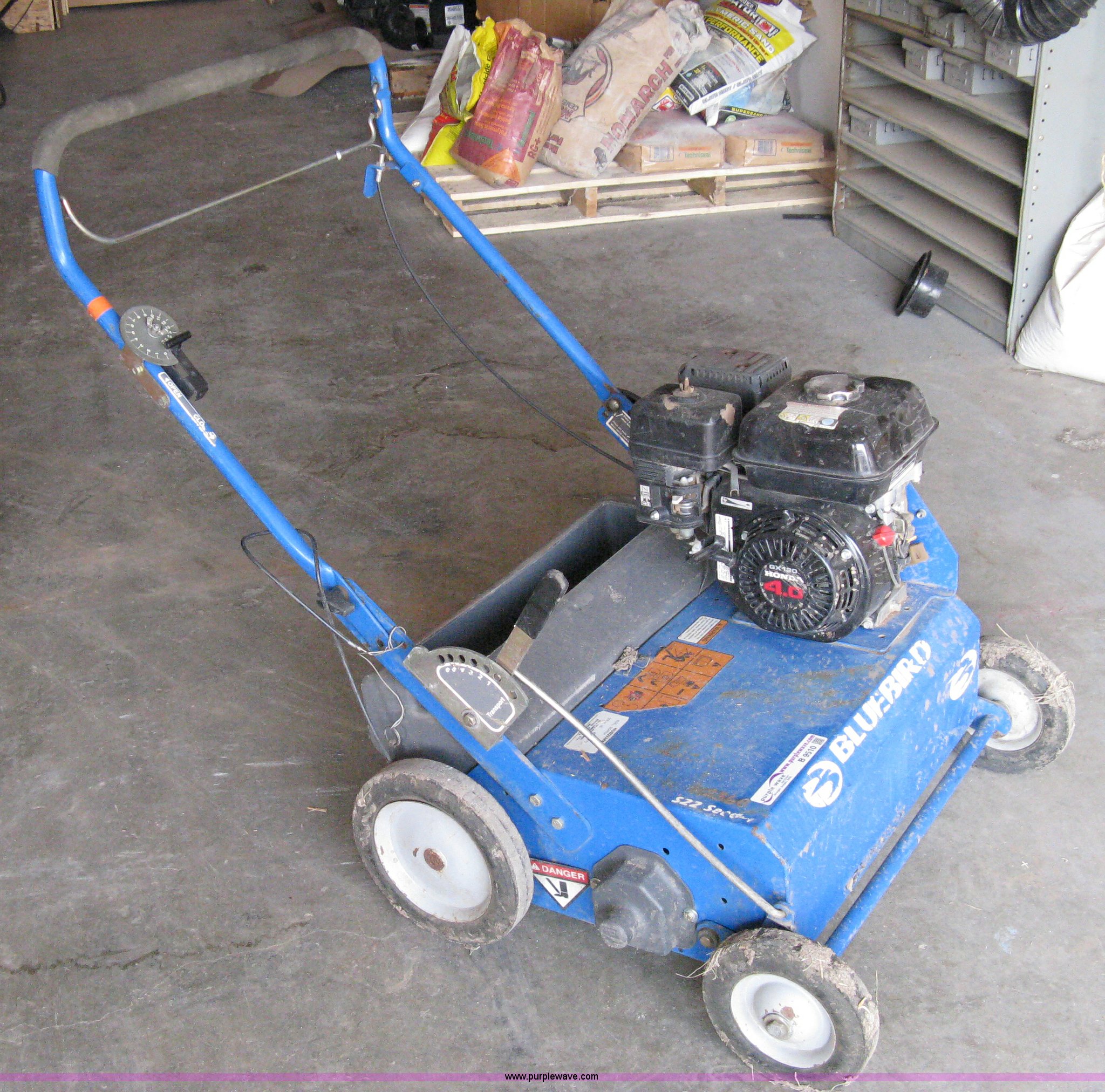 Blue Bird S22 Verticut seeder in Wichita, KS | Item B9510 sold | Purple ...
