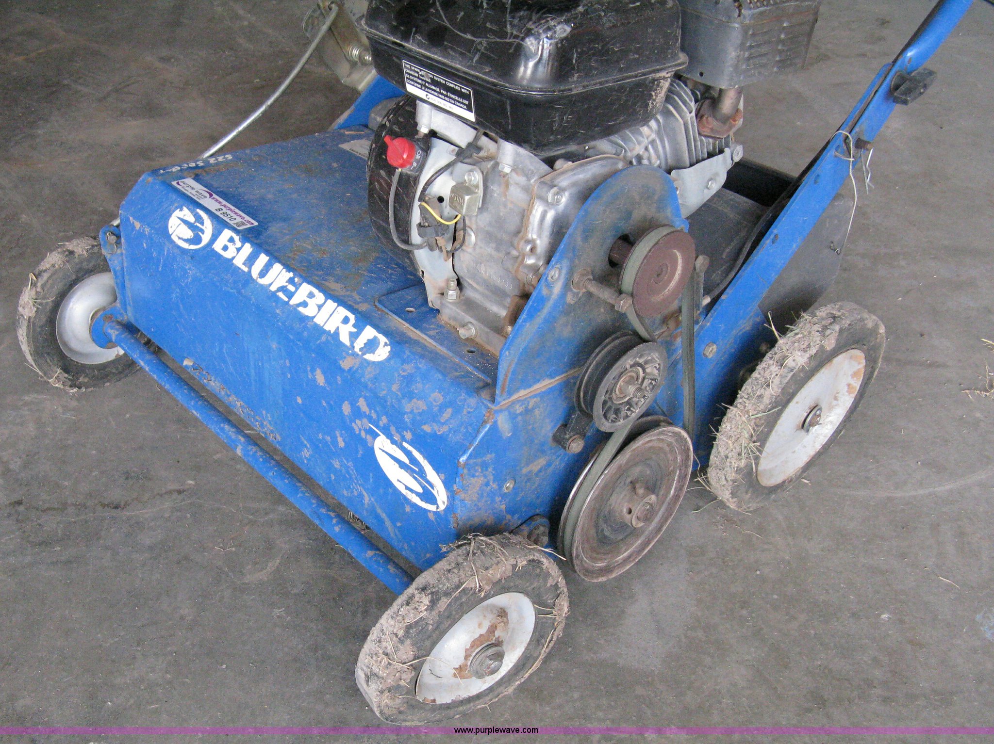 Blue Bird S22 Verticut seeder in Wichita, KS | Item B9510 sold | Purple ...