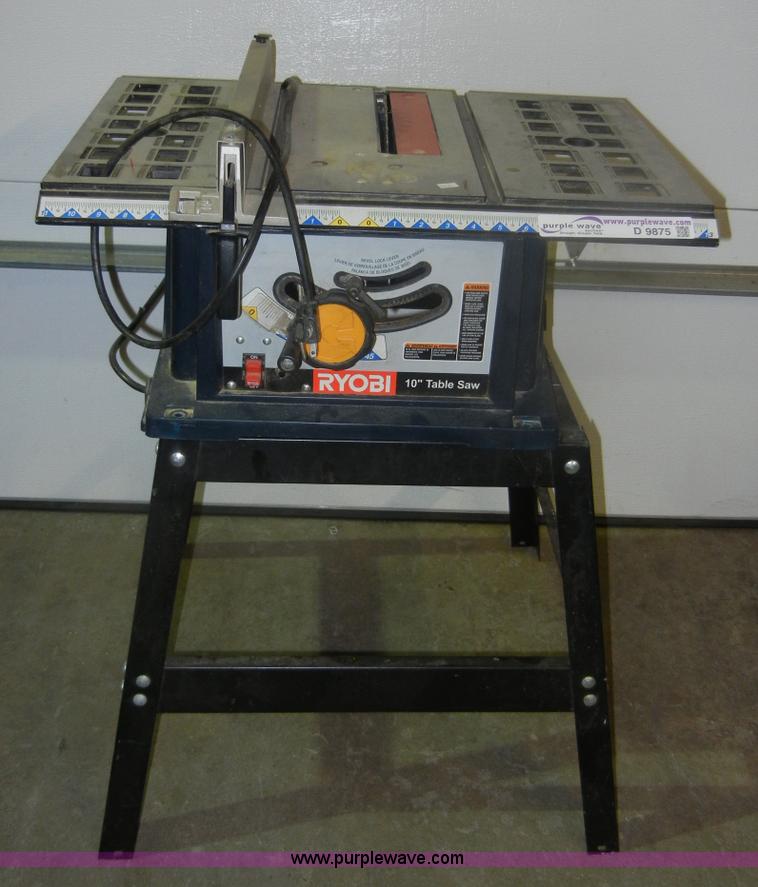 Ryobi 10" table saw with stand in Manhattan, KS | Item D9875 sold ...