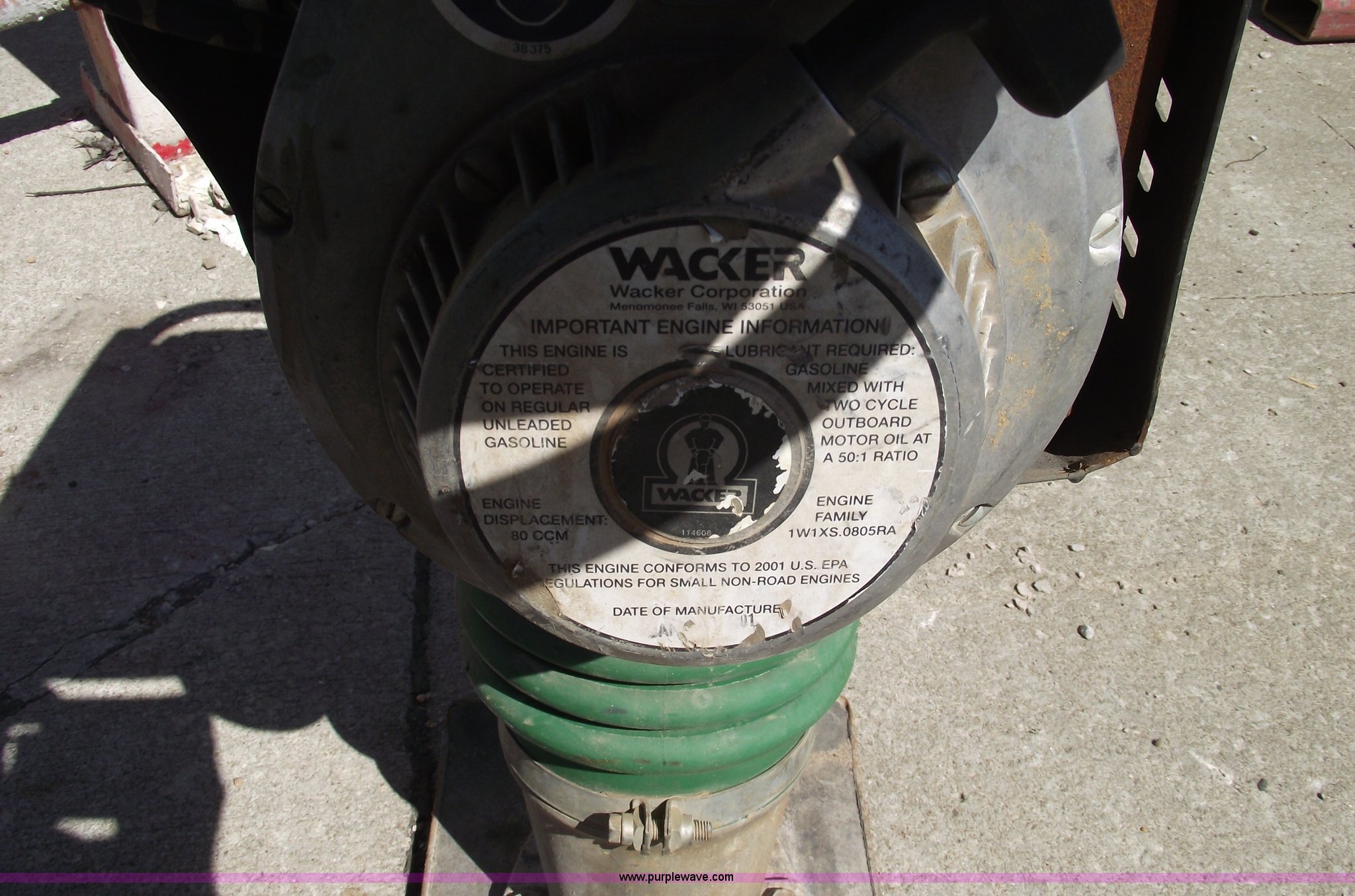 Wacker BS700 jumping jack in Columbia, MO | Item A9410 sold | Purple Wave