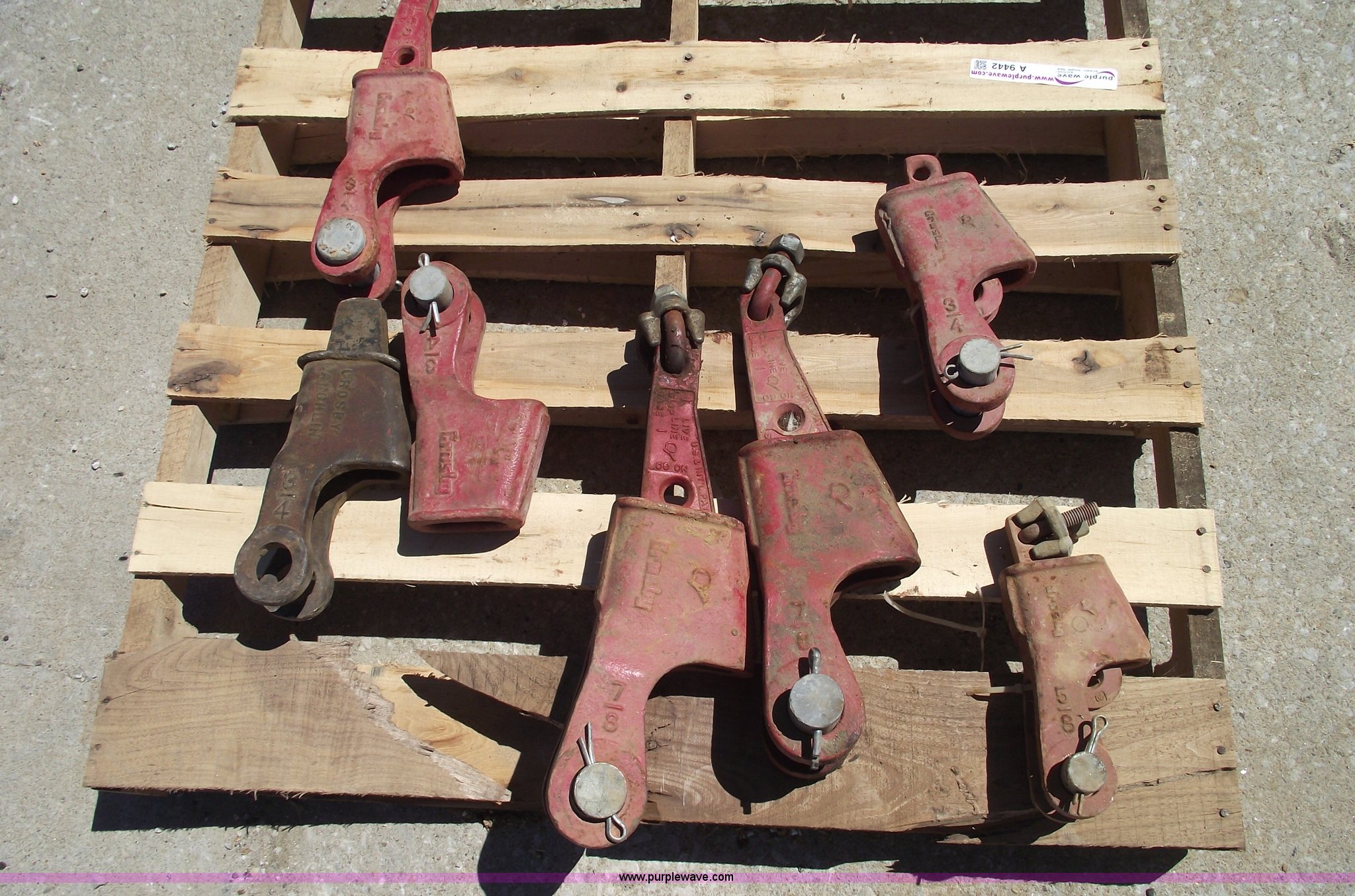 (7) assorted Crosby wedge sockets in Columbia, MO | Item A9442 sold ...