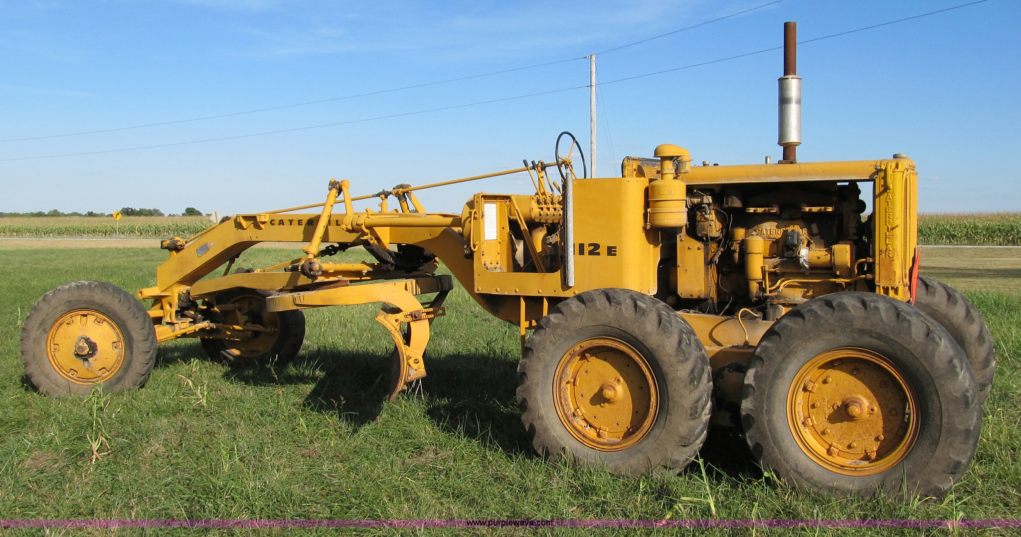 Caterpillar 12E motor grader in Moravia, IA | Item A5452 sold | Purple Wave