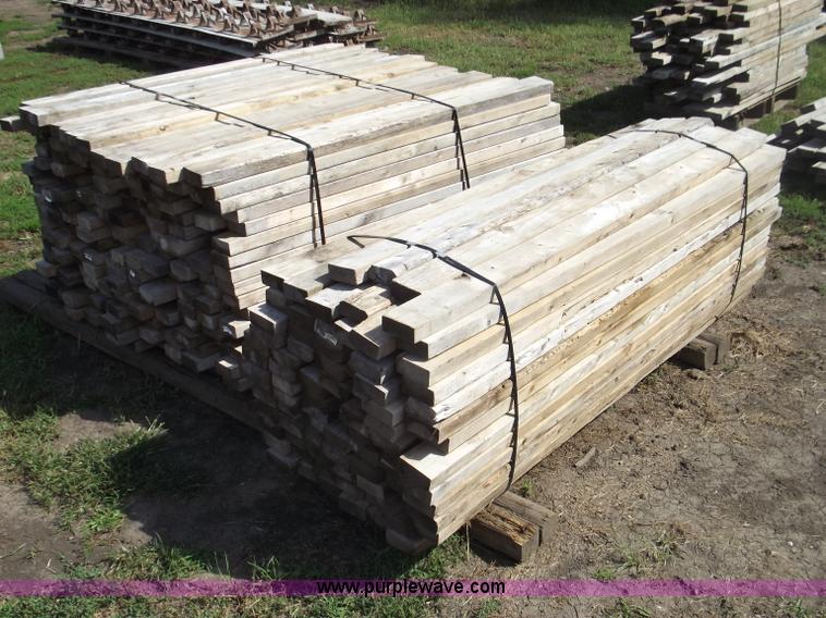 (2) wood bundles banded together in Roca, NE | Item G9316 sold | Purple ...