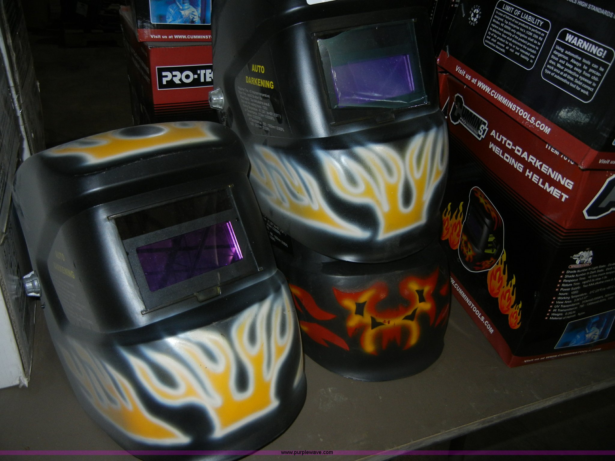 (16) Cummins welding helmets in Spring Hill, KS | Item C9165 sold ...