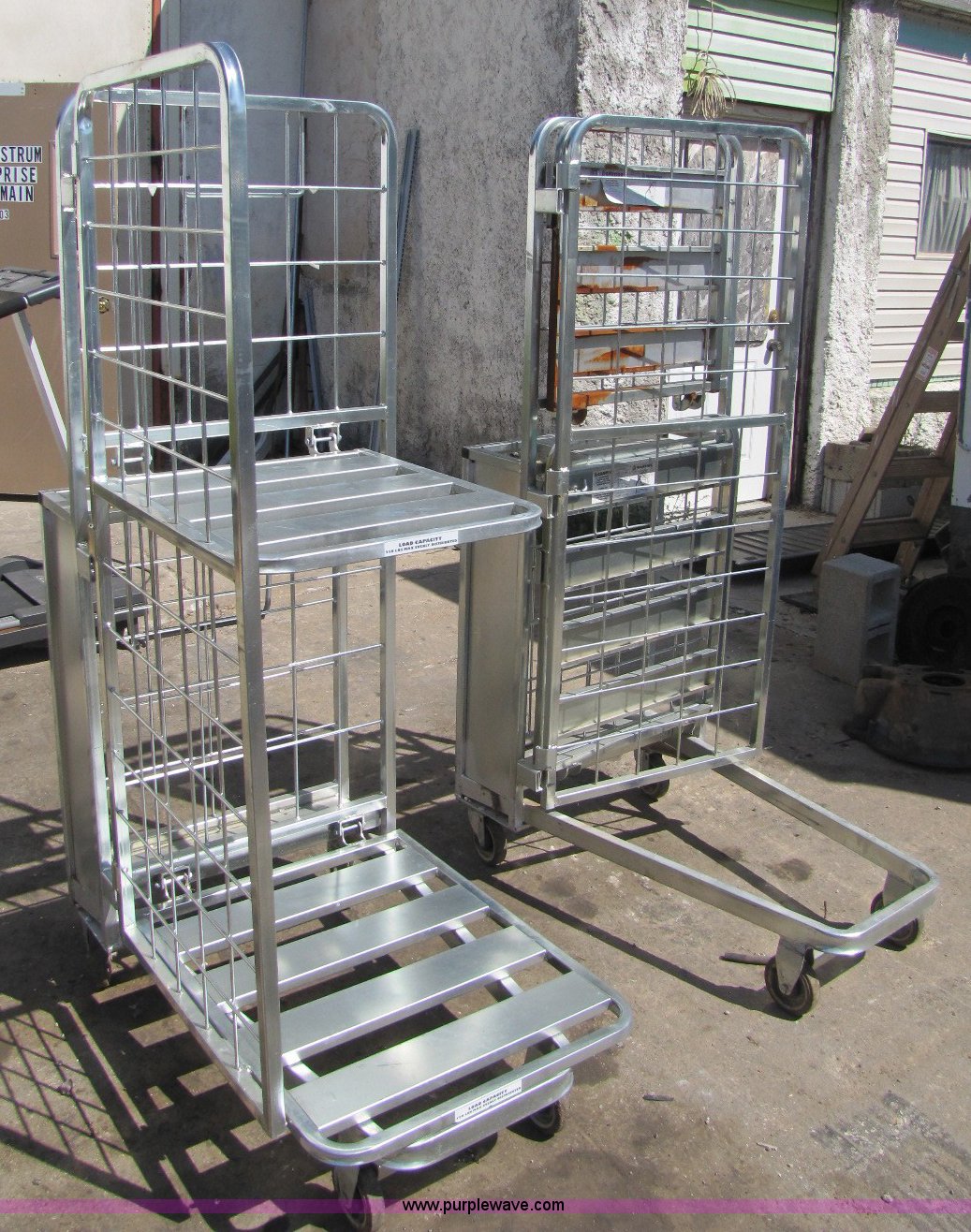 (2) Rocket carts in Fairview, MO | Item A9633 sold | Purple Wave