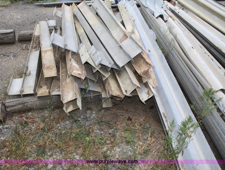 Approximately 24 galvanized I-beam guard rail posts in Baldwin City, KS ...