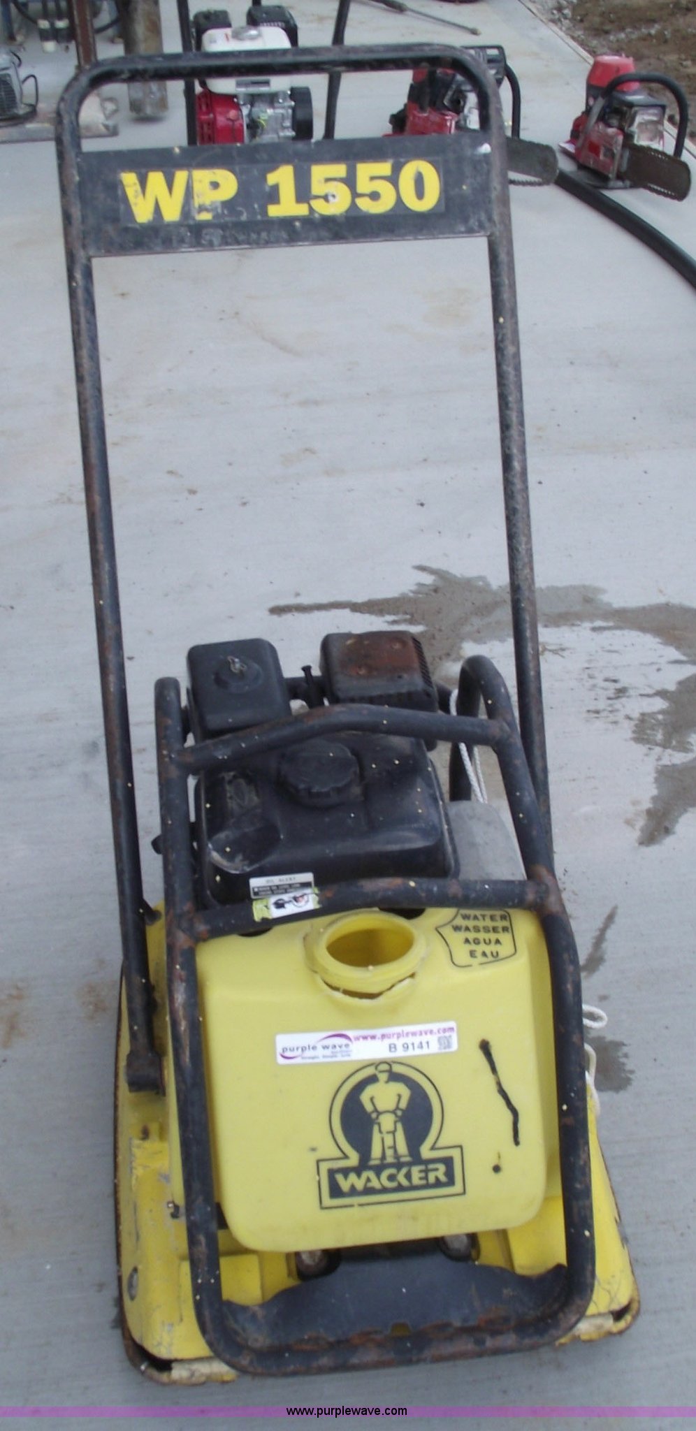 Wacker WP1550 plate compactor in Liberty, MO | Item B9141 sold | Purple ...