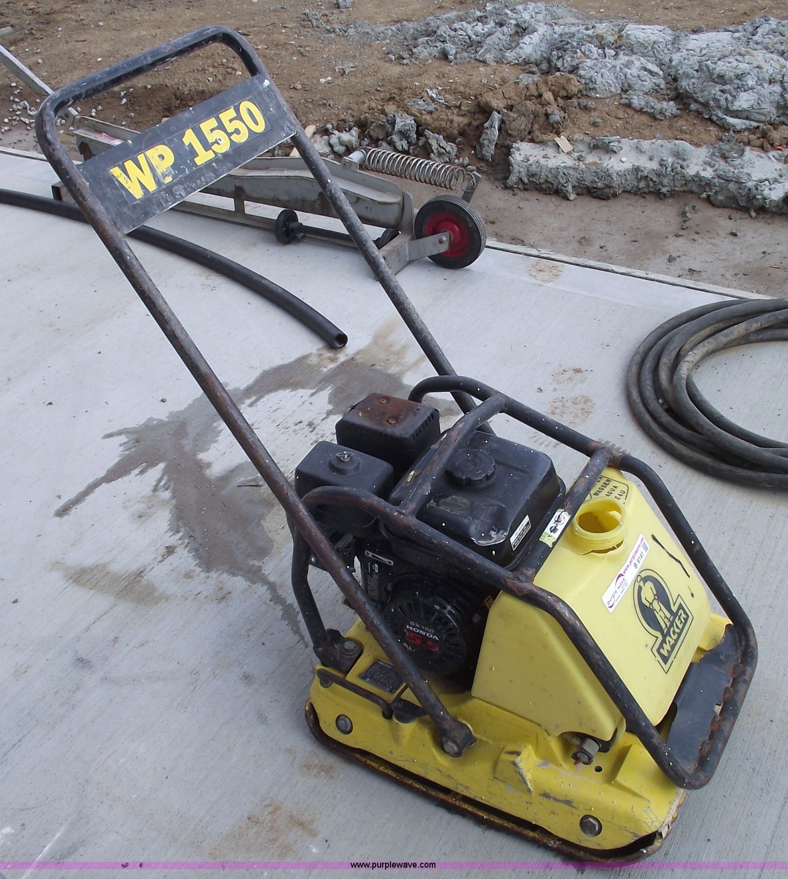Wacker WP1550 plate compactor in Liberty, MO | Item B9141 sold | Purple ...