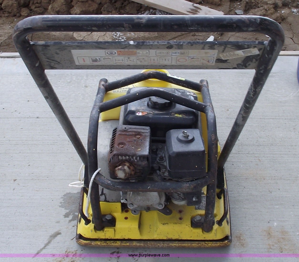 Wacker WP1550 plate compactor in Liberty, MO | Item B9141 sold | Purple ...