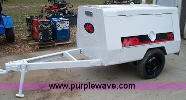 Multiquip diesel air compressor in Olney, IL | Item A1497 sold | Purple ...
