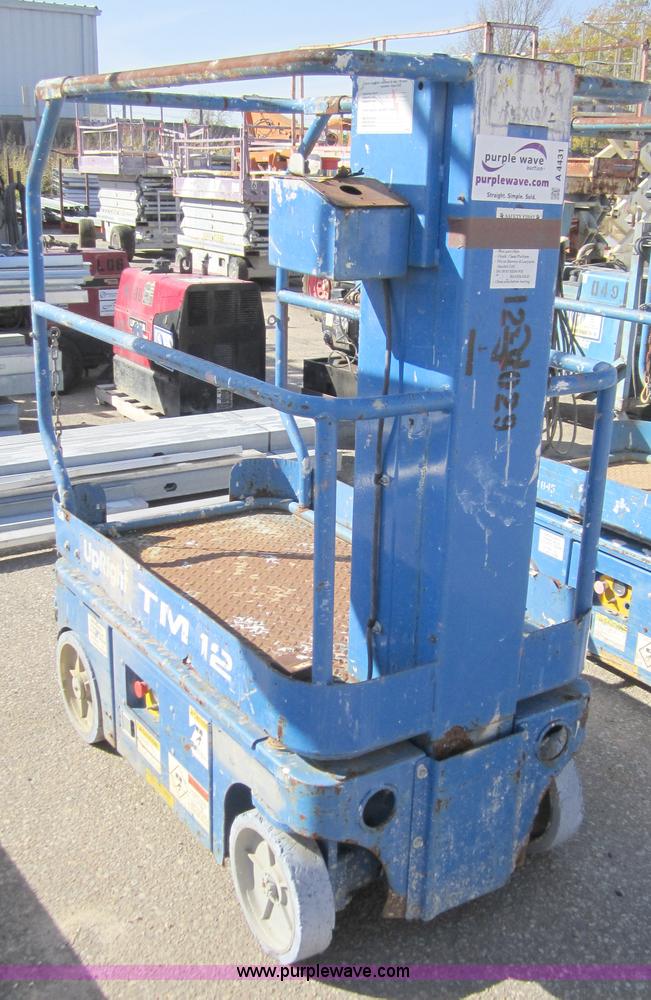 Up Right TM12 platform lift in Wichita, KS | Item A4431 sold | Purple Wave