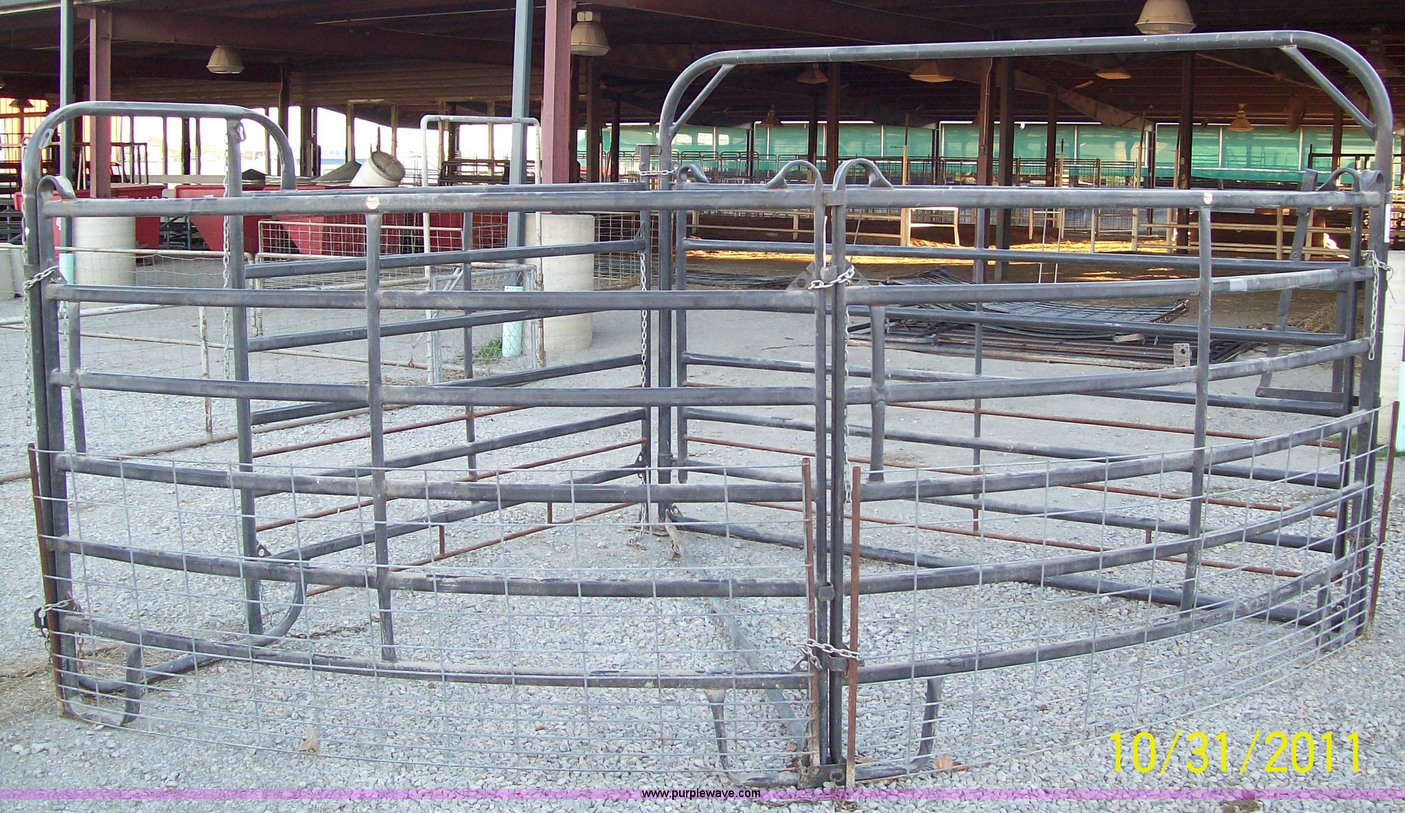 Preifert round pen/crowding tub system in Gardner, KS | Item A1546 sold ...