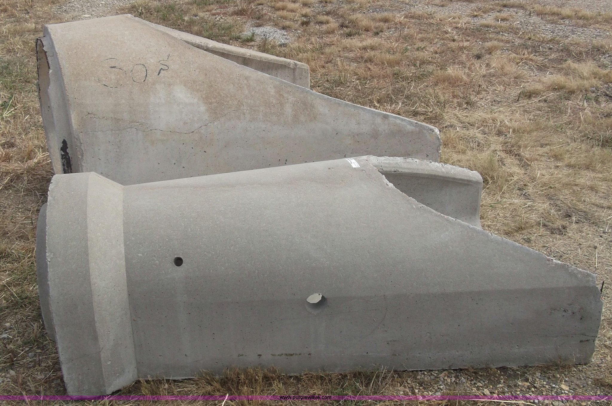 (2) concrete culvert outlets/inlets in Bucyrus, KS | Item G9109 sold ...