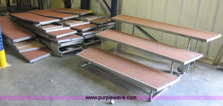 (9) wenger 3 step choral risers in Lawrence, KS | Item A1610 sold ...