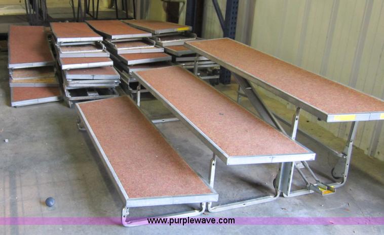 (9) wenger 3 step choral risers in Lawrence, KS | Item A1610 sold ...