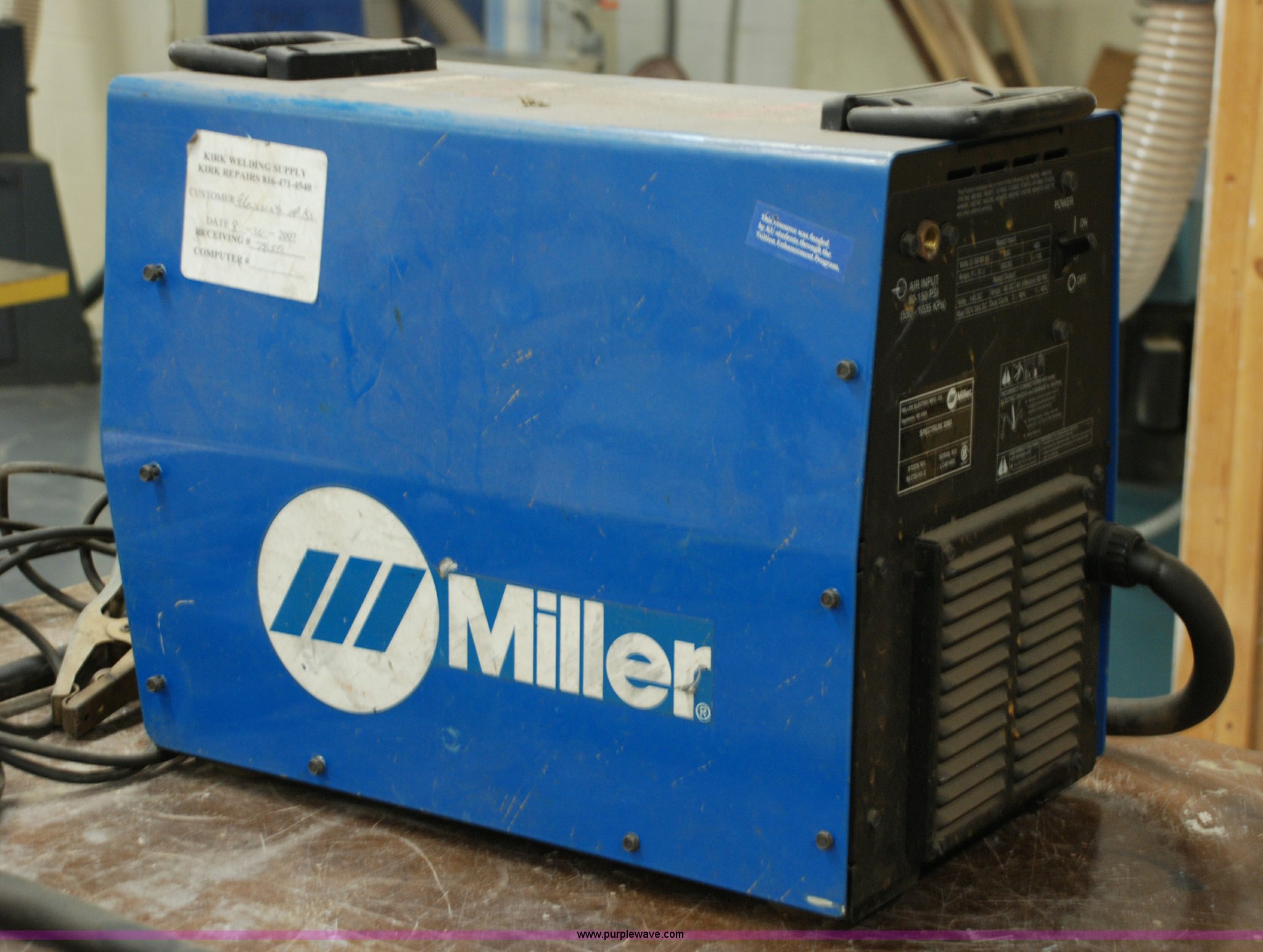 Miller Spectrum 3000 plasma cutter in Lawrence, KS | Item A1557 sold ...