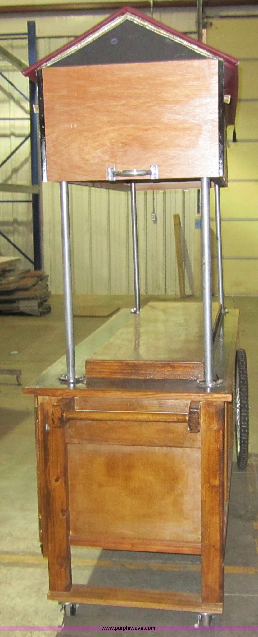 Homemade concession cart in Lawrence, KS | Item A1609 sold | Purple Wave