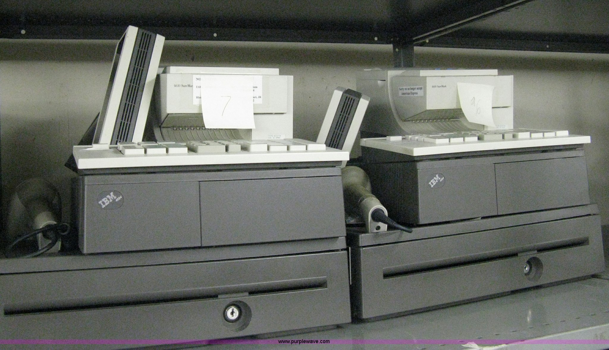 (9) IBM 4694 cash registers in Wichita, KS | Item B9634 sold | Purple Wave