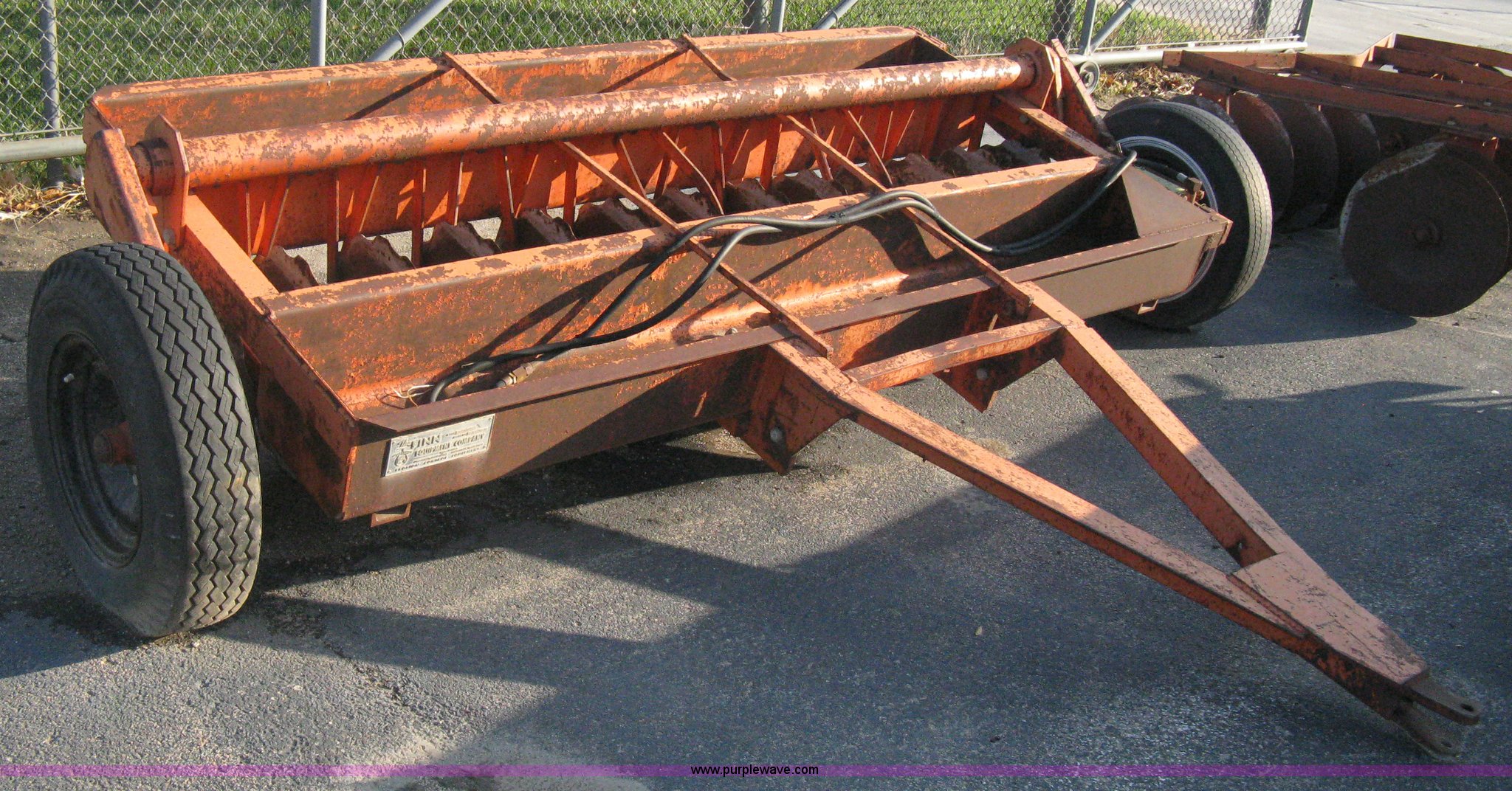 Finn KR-28-8' mulch crimper in Wichita, KS | Item A4486 sold | Purple Wave
